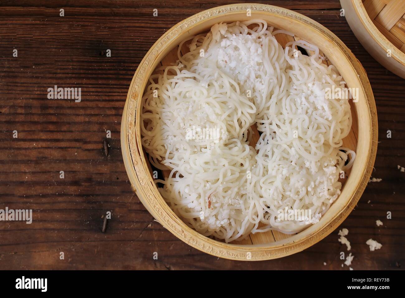 Idiyappam/ String Hoppers -Traditional Kerala Steamed Breakfast Stock ...