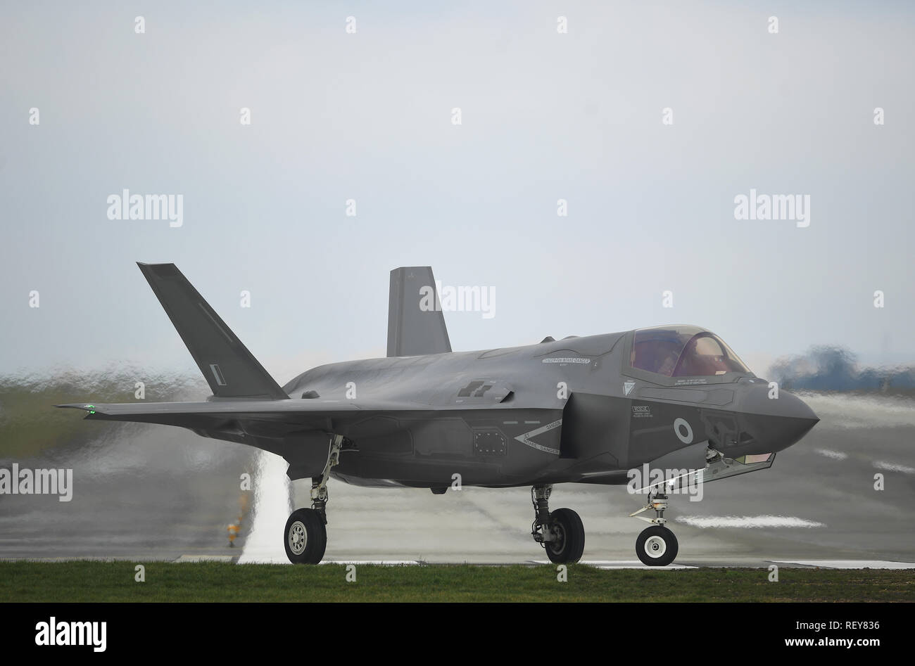 An F-35 Lightning II stealth jet, which will take over from the Tornado ...