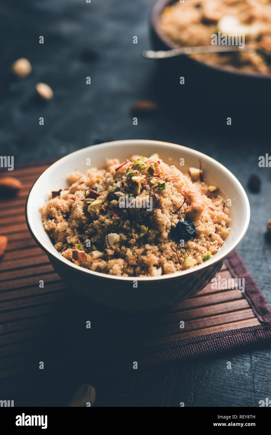 Homemade suji halva hi-res stock photography and images - Alamy