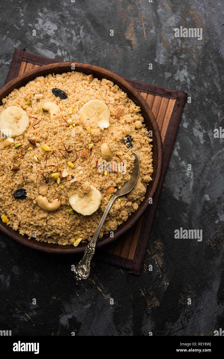 Homemade suji halva hi-res stock photography and images - Alamy