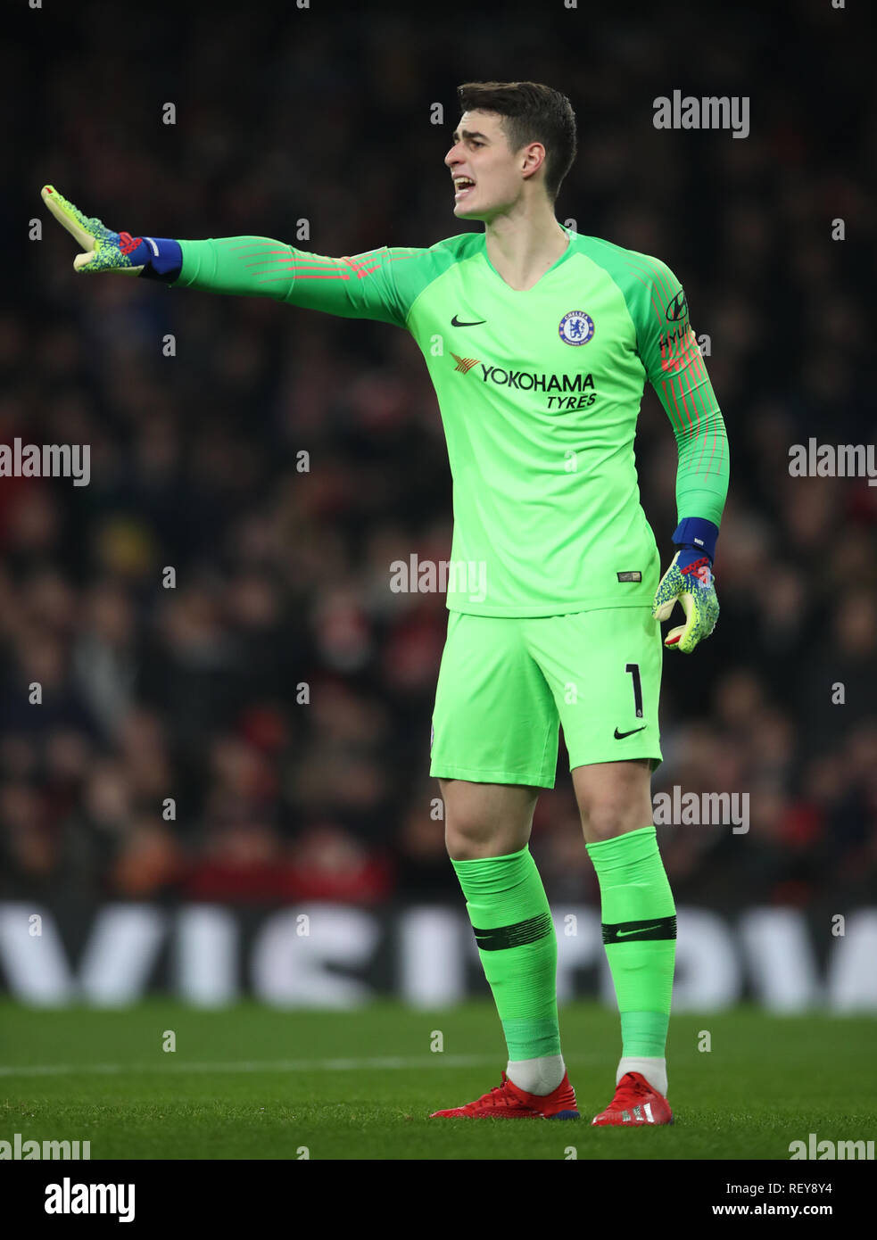 Chelsea goalkeeper Kepa Arrizabalaga during the Premier League match at ...
