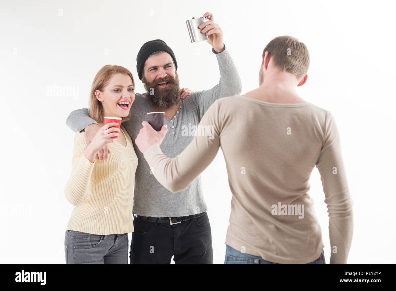 Cheers. Friends drinking alcohol. Best friends celebrate with alcoholic ...