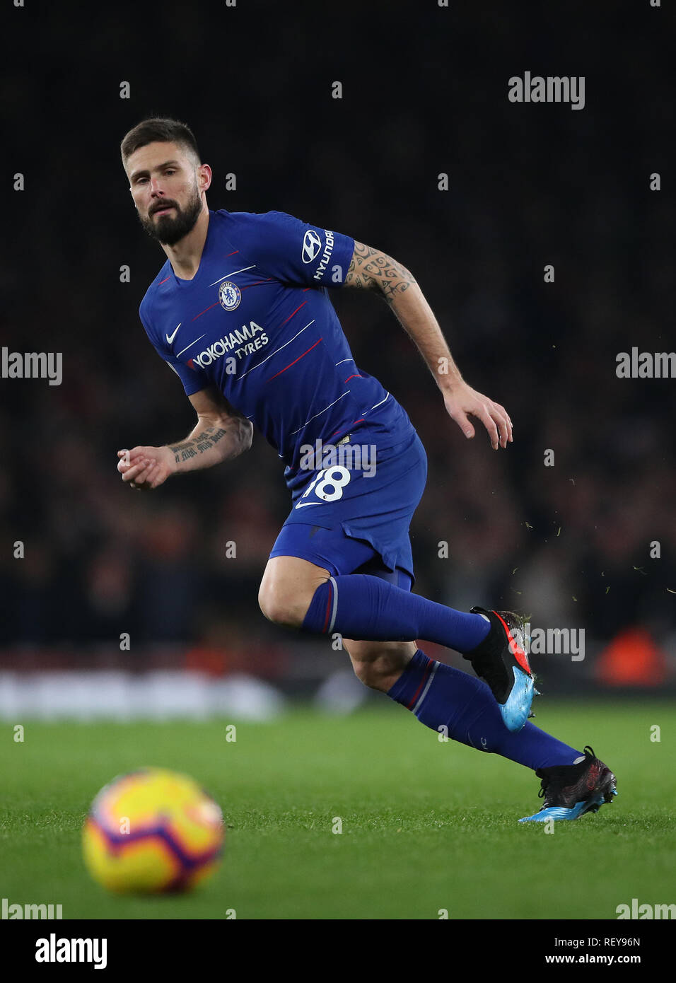 Chelsea's Olivier Giroud during the Premier League match at The ...