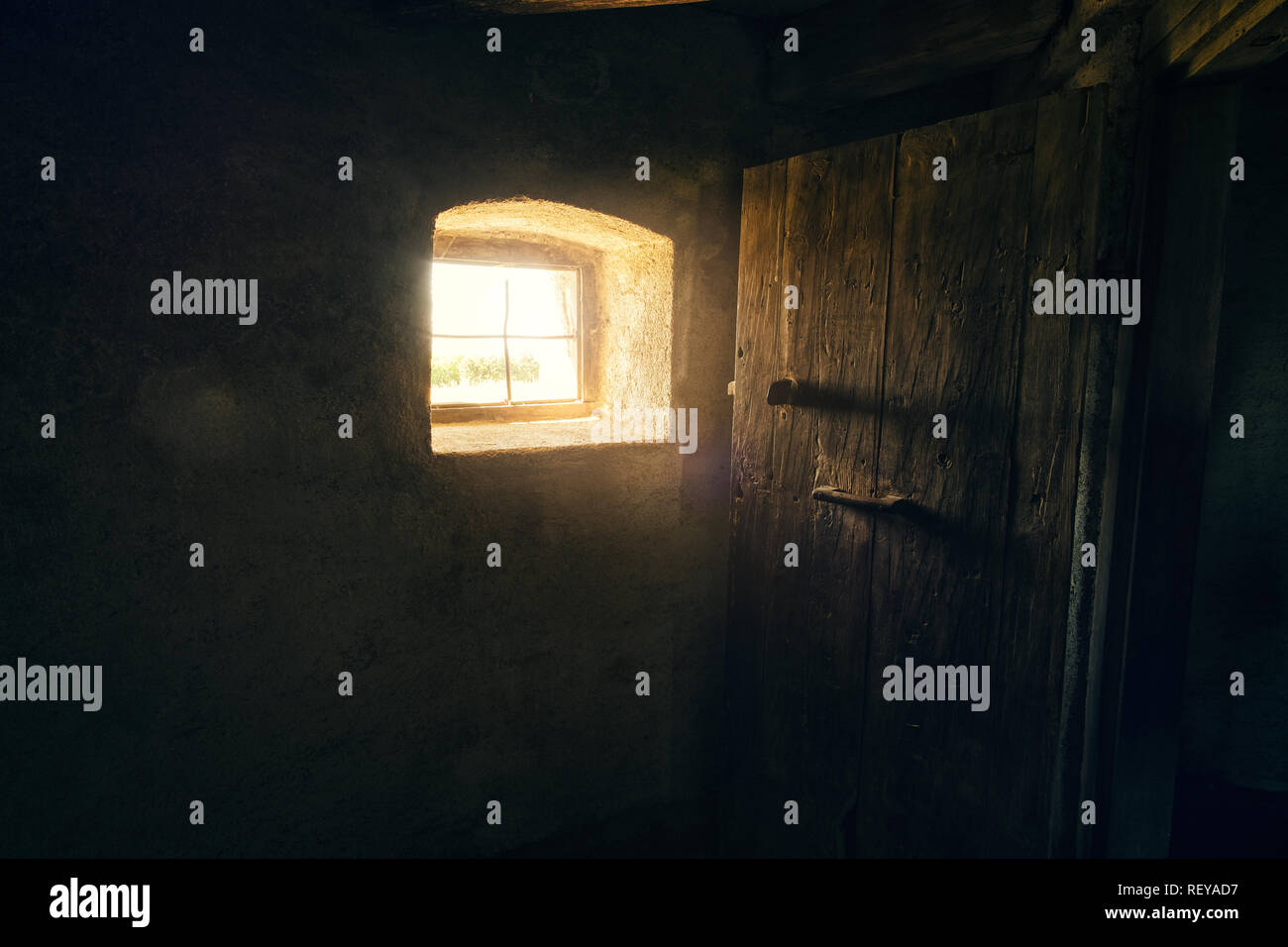 Sunbeam Old Door High Resolution Stock Photography and Images - Alamy