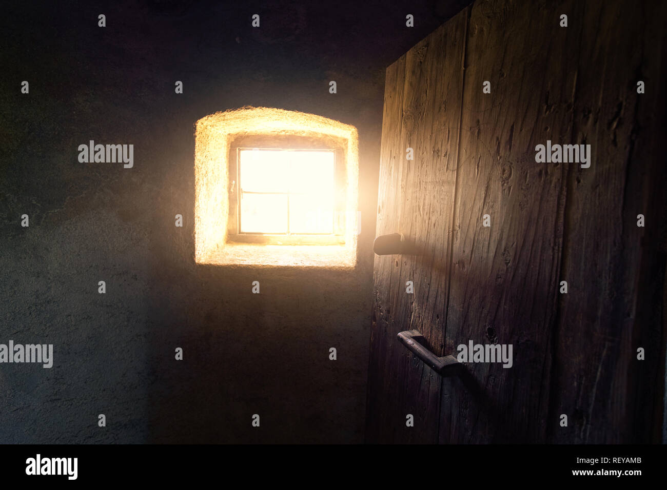 Sunbeam Old Door High Resolution Stock Photography and Images - Alamy