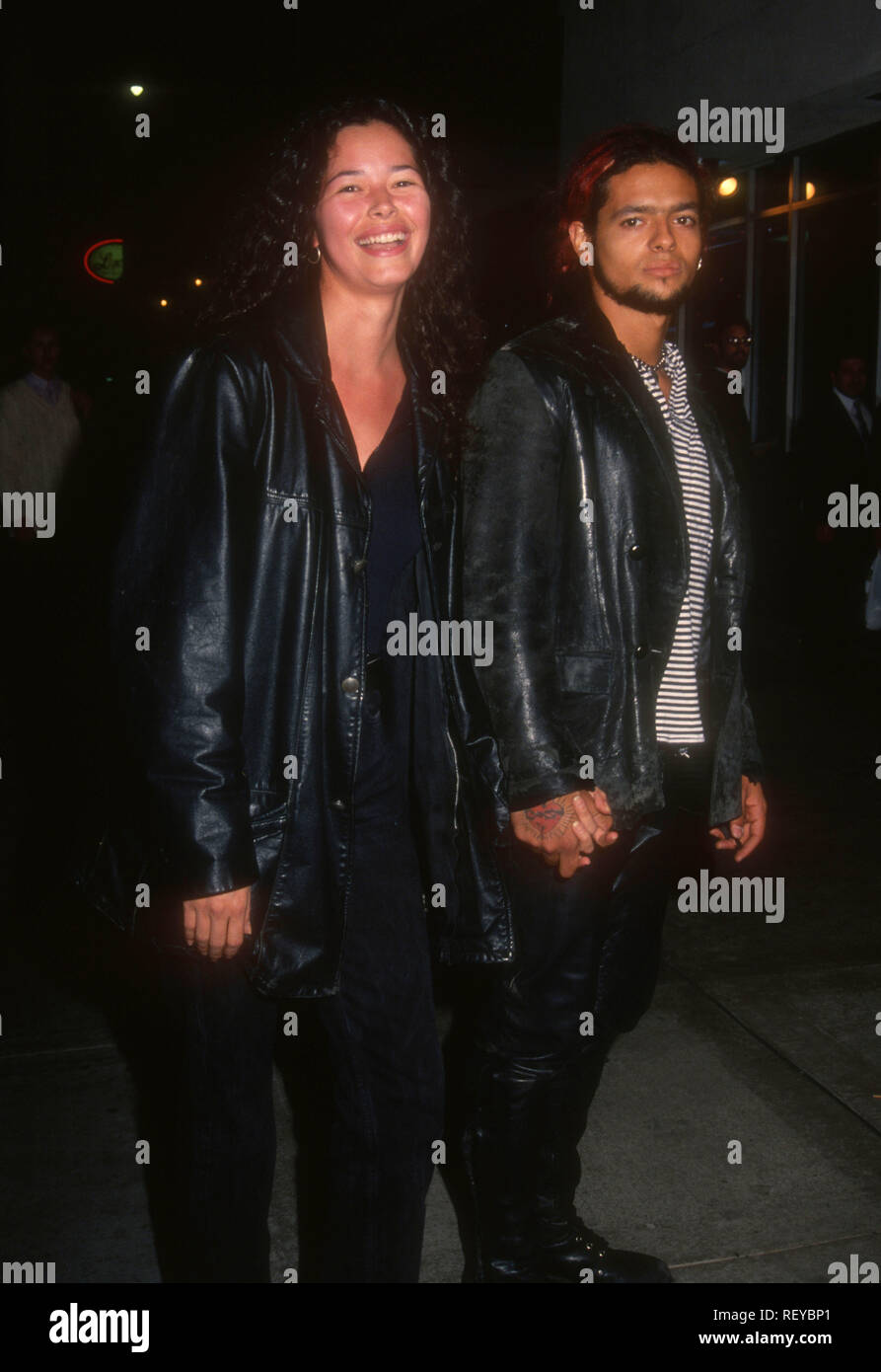 SANTA MONICA, CA - OCTOBER 20: Actress Angela Alvarado and singer Robby ...