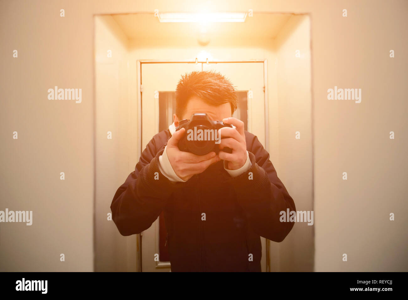 Elevator shot hi-res stock photography and images - Alamy