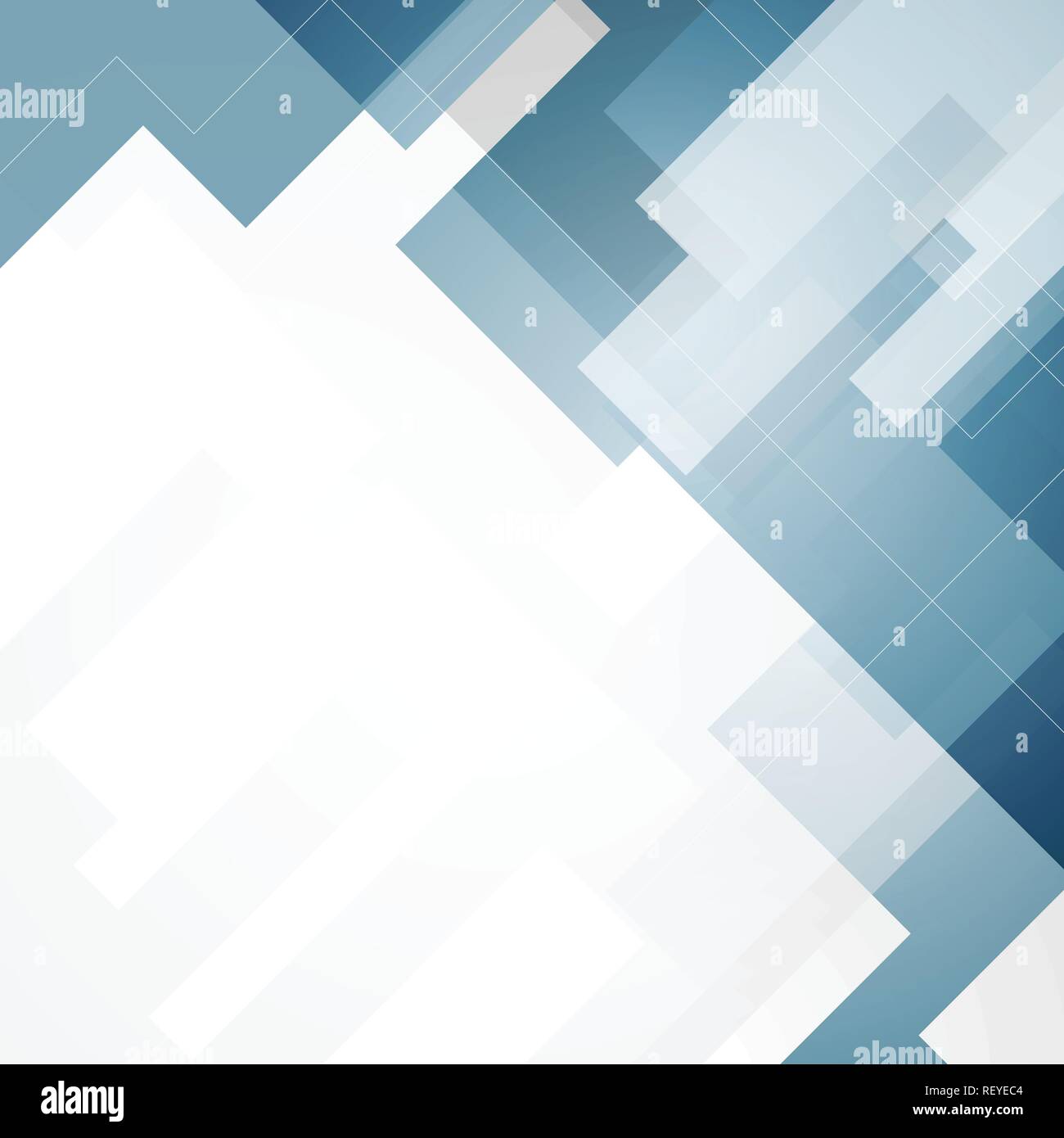 Blue geometric technology abstract background. Vector design Stock ...