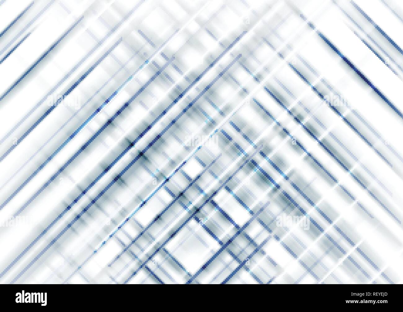 Blue tech stripes abstract futuristic background. Vector design ...