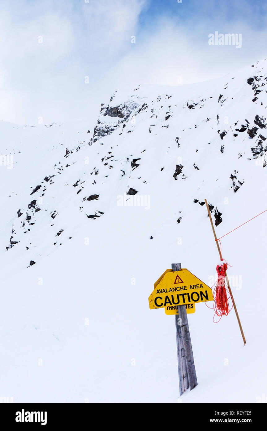 Remote area warning sign hi-res stock photography and images - Alamy