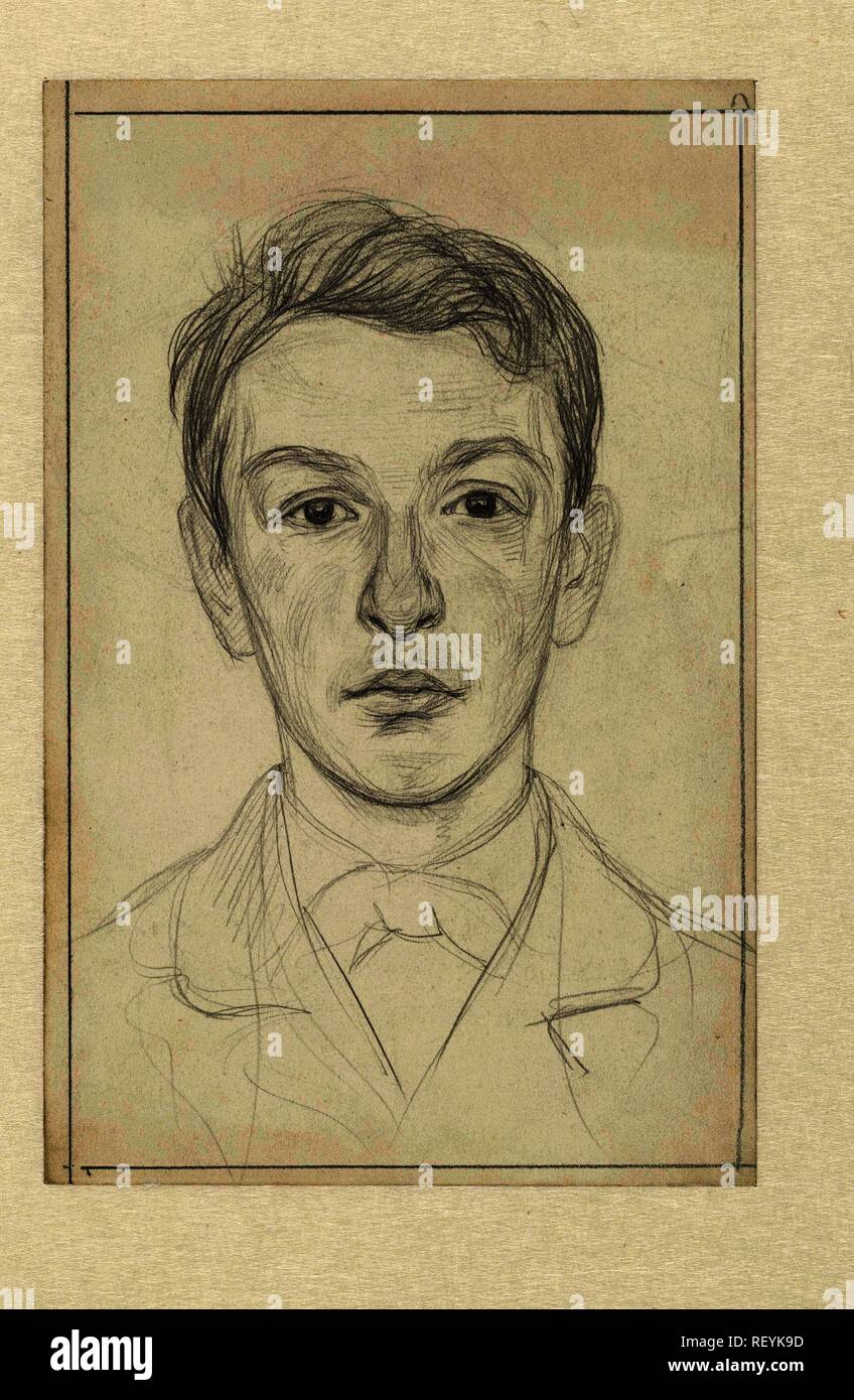 Portrait of a boy. Draughtsman: Jan Veth. Dating: 1874 - 1925 ...