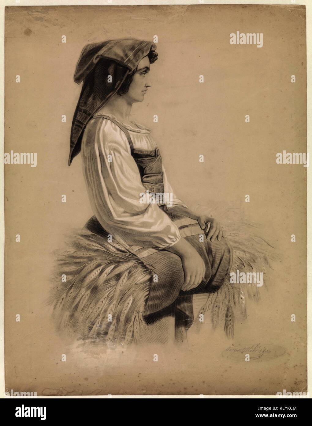 Italian peasant woman hi-res stock photography and images - Alamy