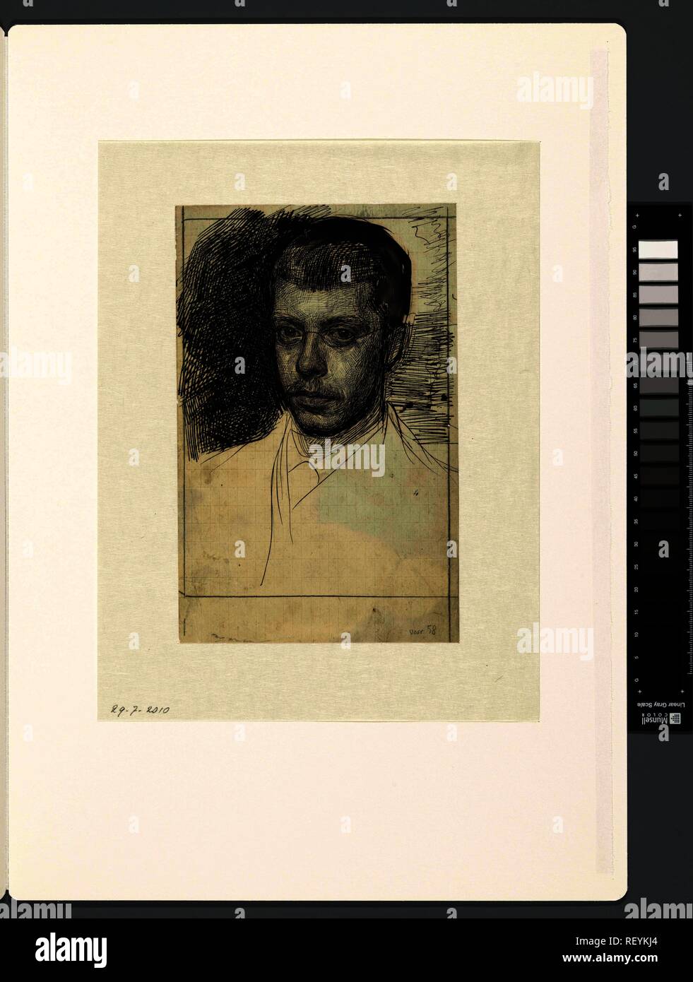 Portrait of Ch. M. van Deventer. Draughtsman: Jan Veth. Dating: 1874 ...