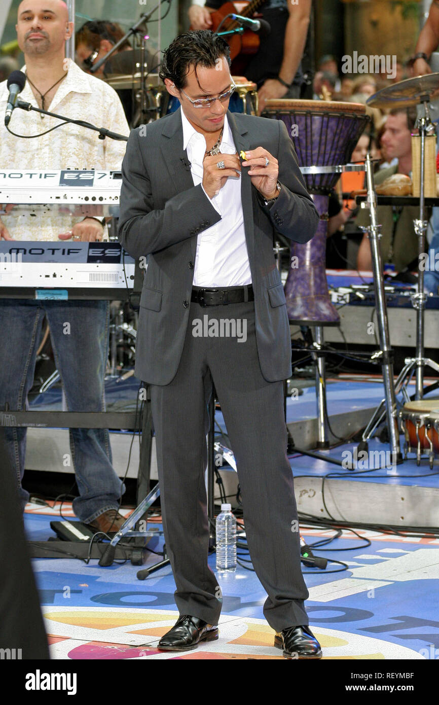 New York, USA. 27 Jul, 2007. Marc Anthony at The Friday, Jul 27, 2007 ...