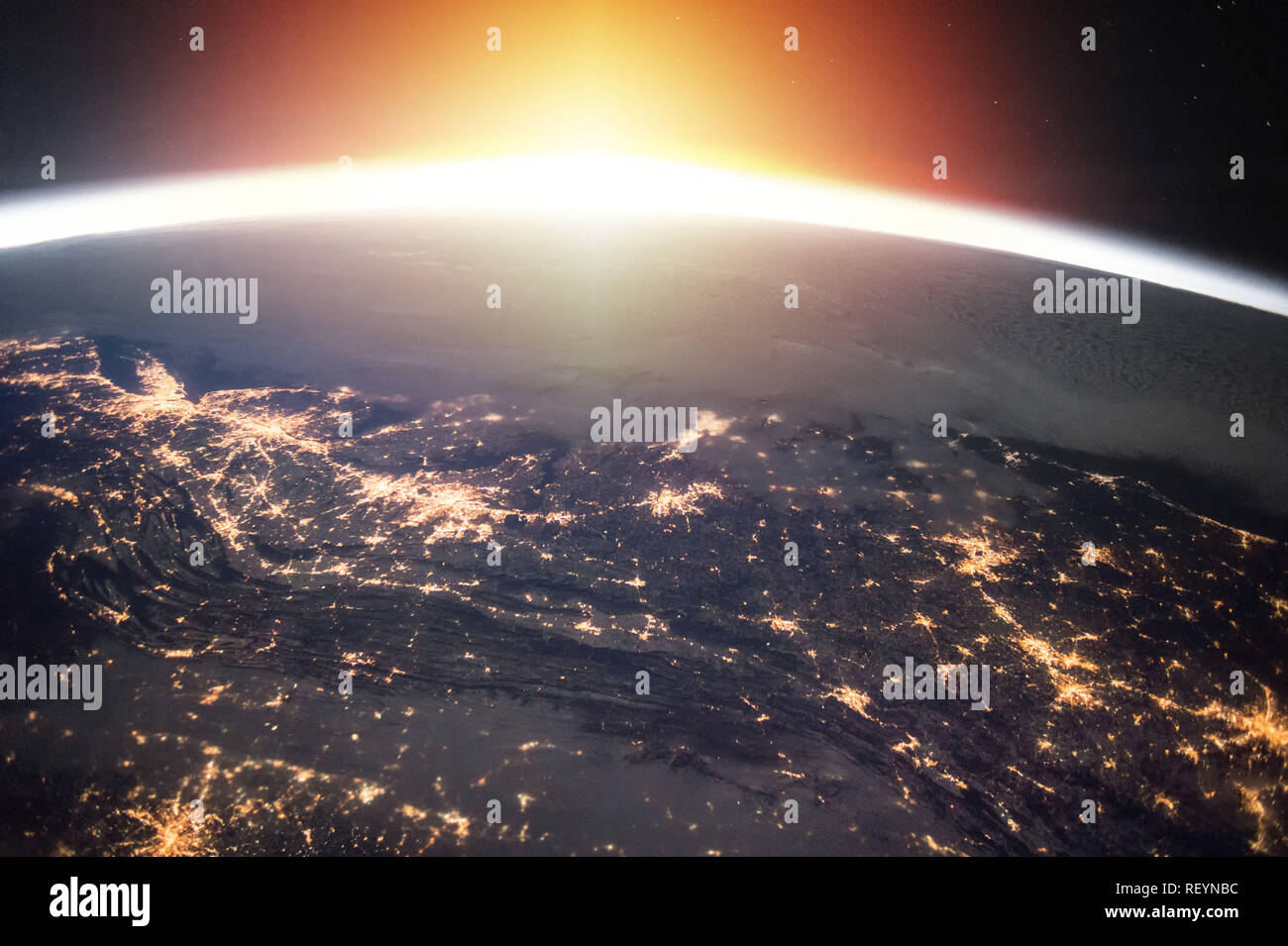 At Nasa Night Planet Earth