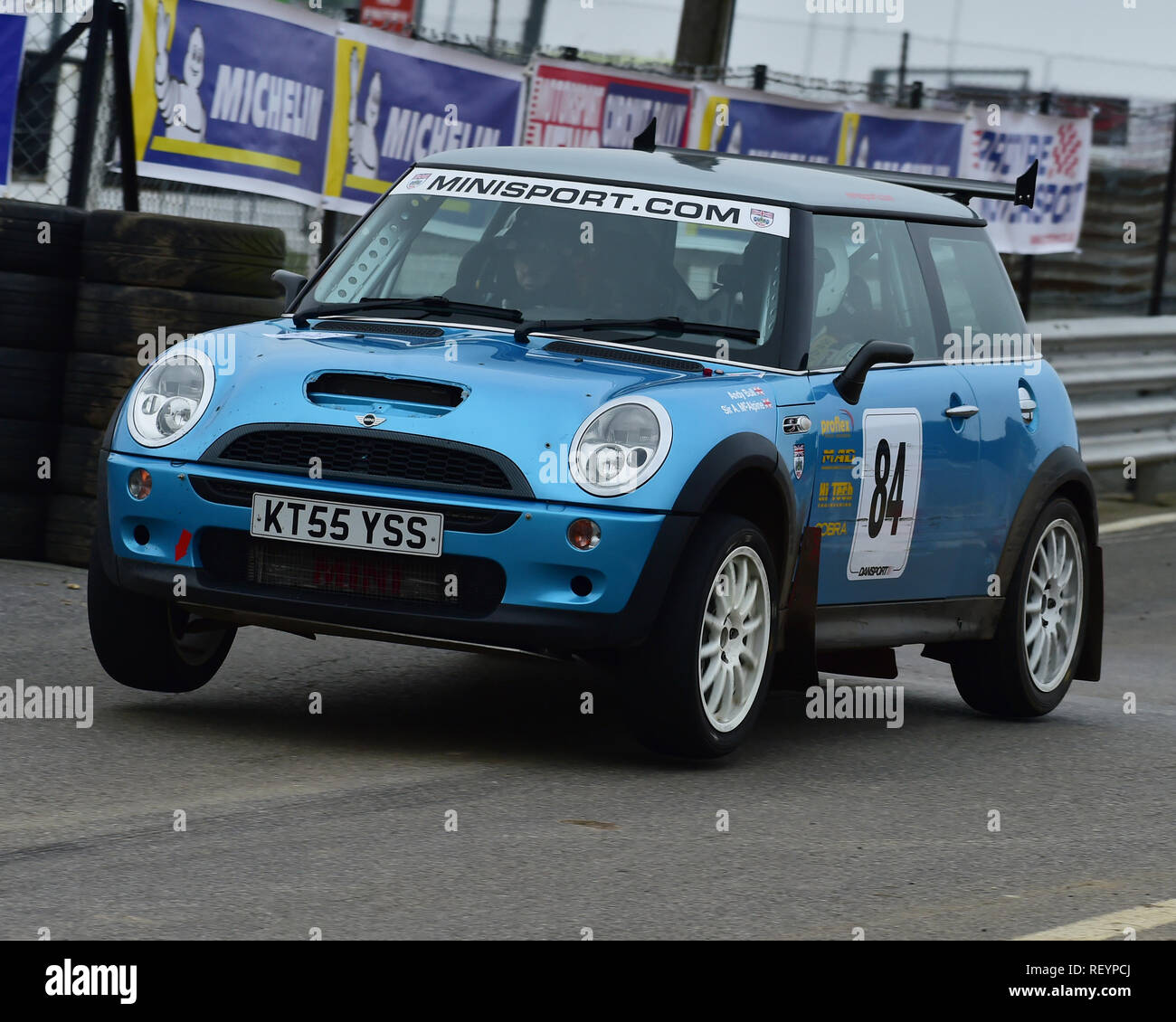 Sir Andrew McAlpine, Andy Bull, Mini Cooper S, MGJ Rally Stages ...
