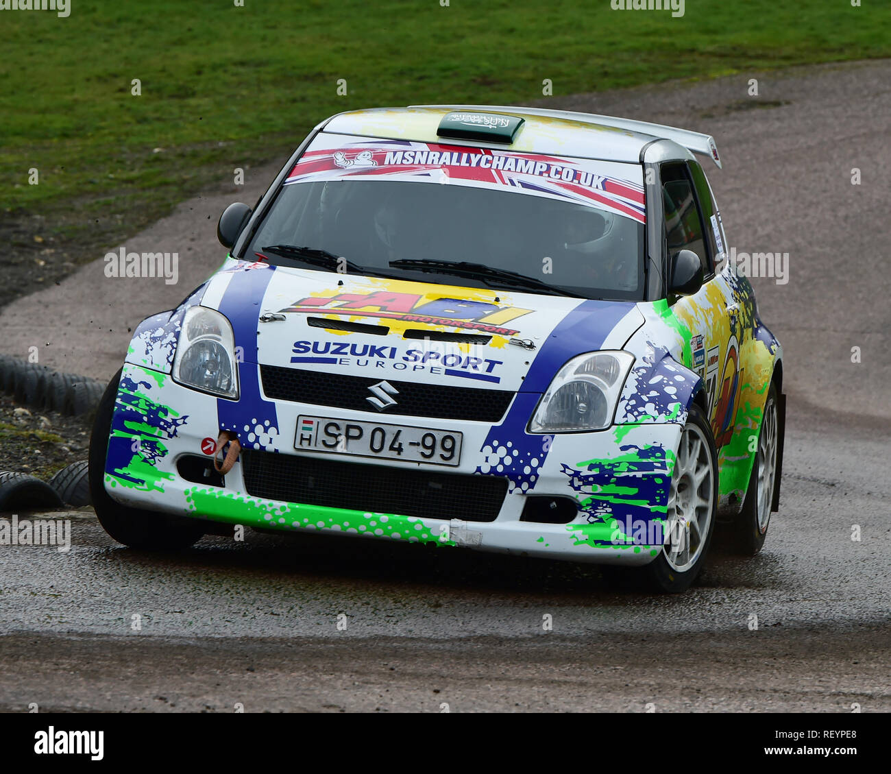 Abi Mahmood, Samantha Bartlett, Suzuki Swift S1600 JWRC, MGJ Rally ...
