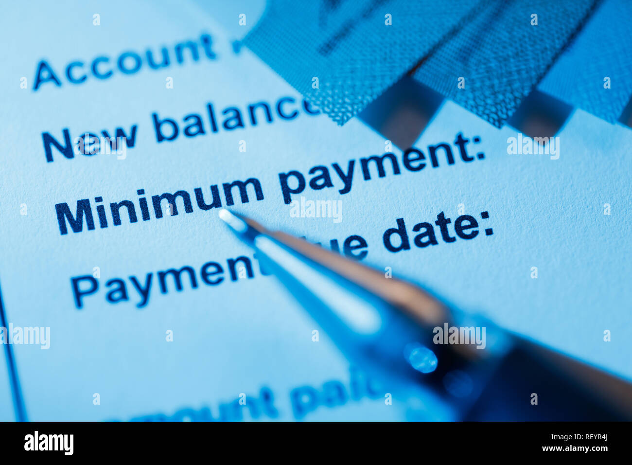 Minimum balance hi-res stock photography and images - Alamy