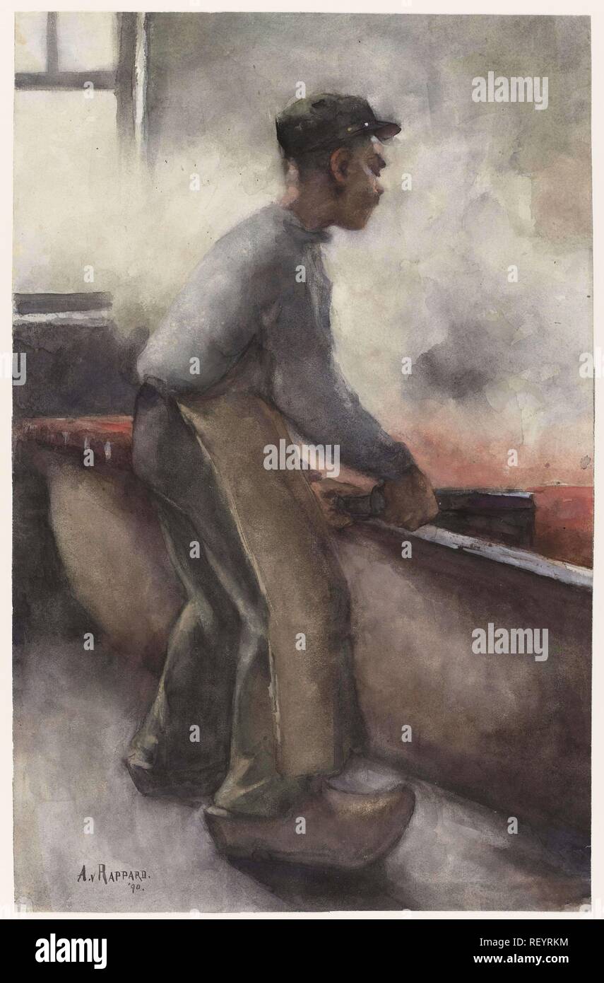 A scraper. Draughtsman: Anthon Gerhard Alexander van Rappard. Dating ...