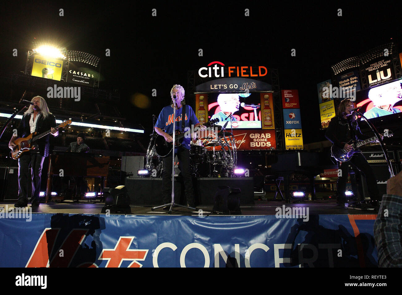 New York, USA. 15 Jun, 2012. Kevin Cronin performing on stage at The ...