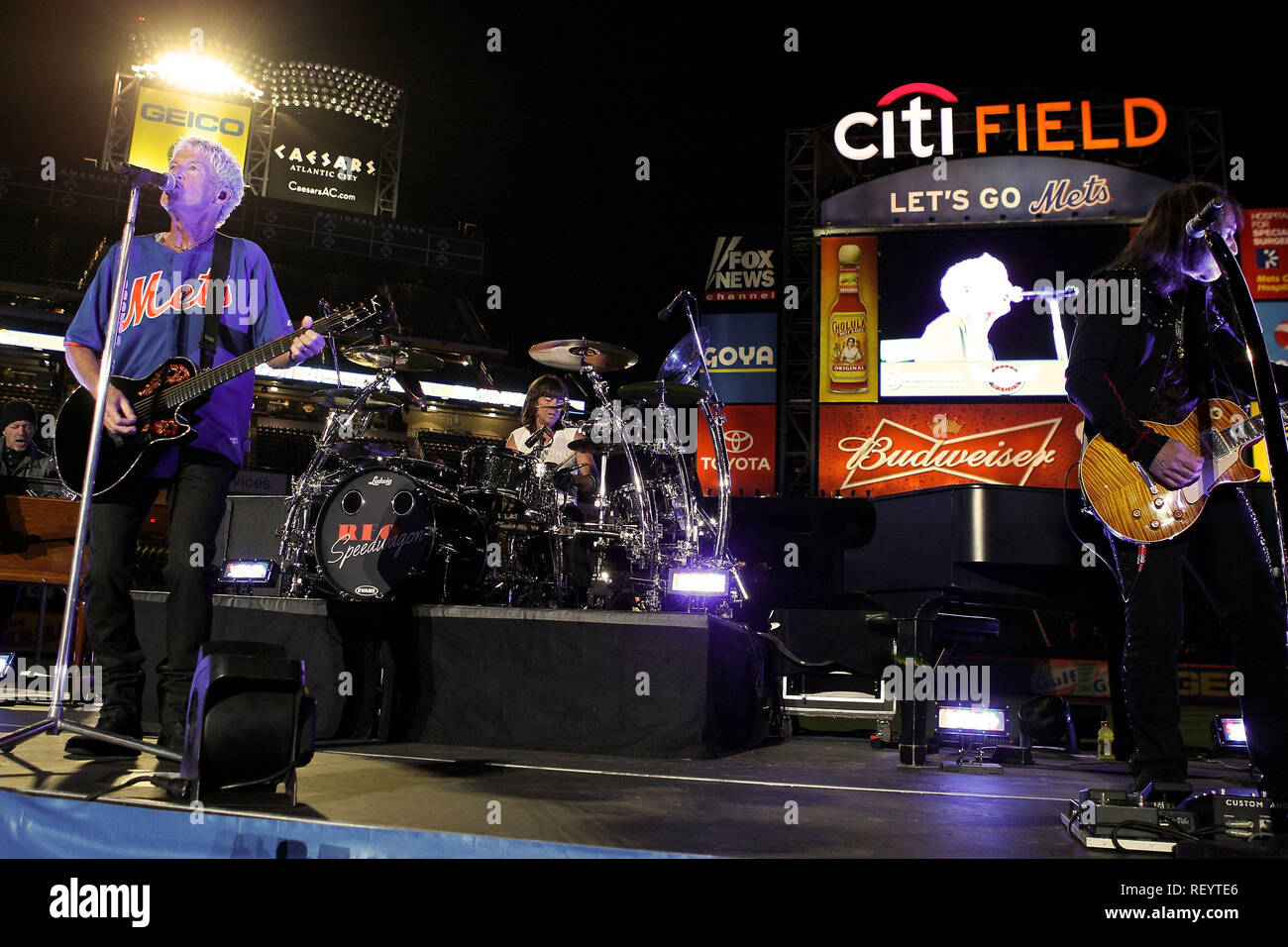 New York, USA. 15 Jun, 2012. Kevin Cronin, Bryan Hitt, Dave Amato ...