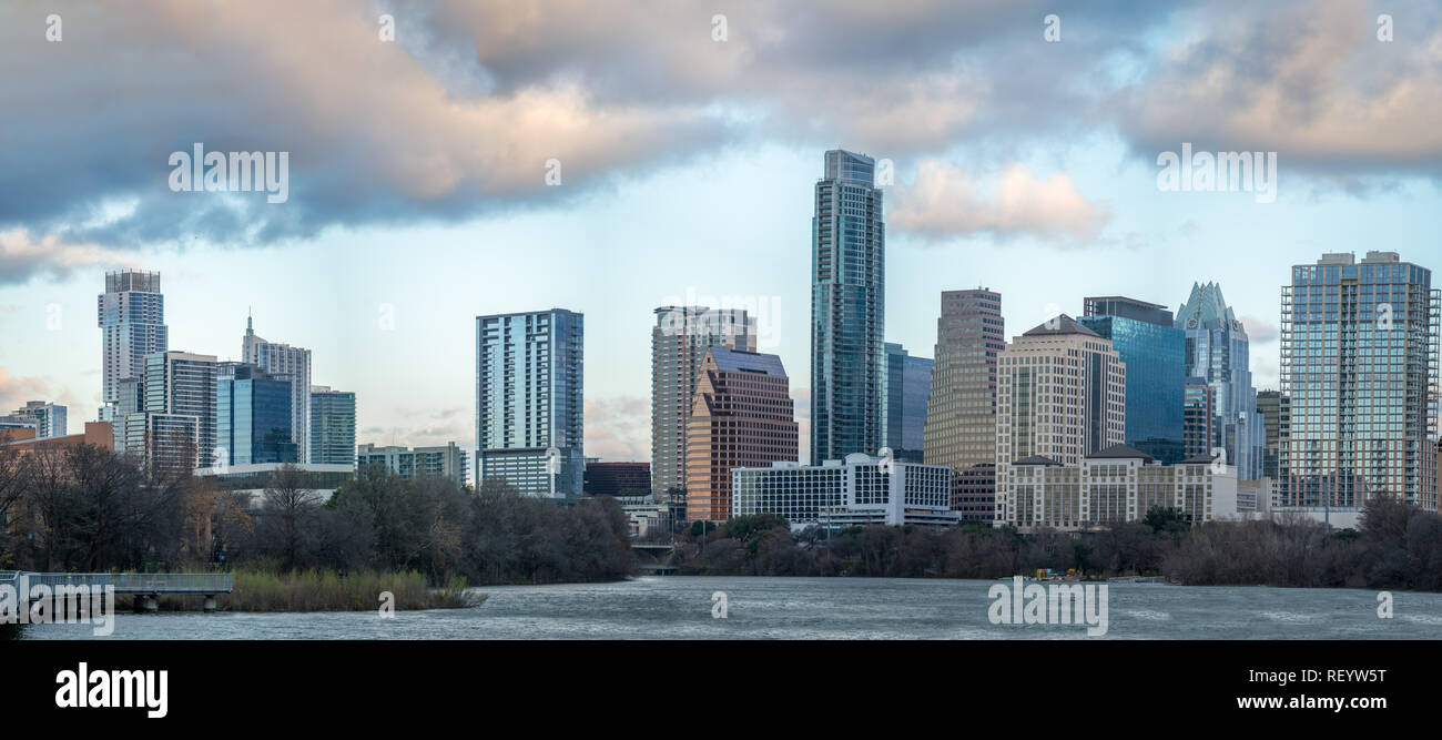 Downtown Austin Skyline During the Early morning Stock Photo - Alamy