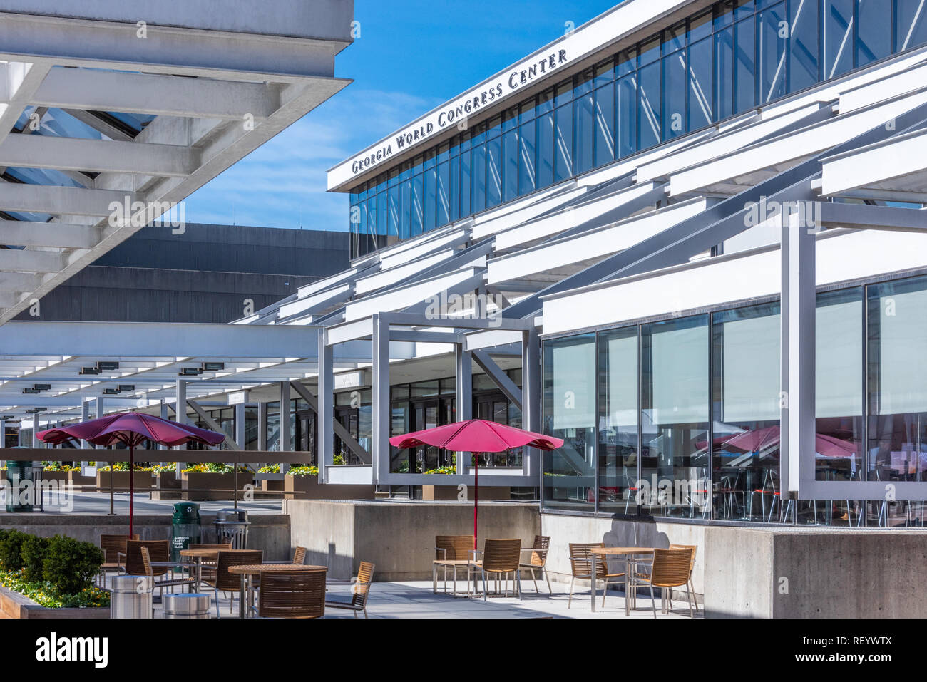 Georgia World Congress Center in downtown Atlanta, Georgia. (USA Stock ...