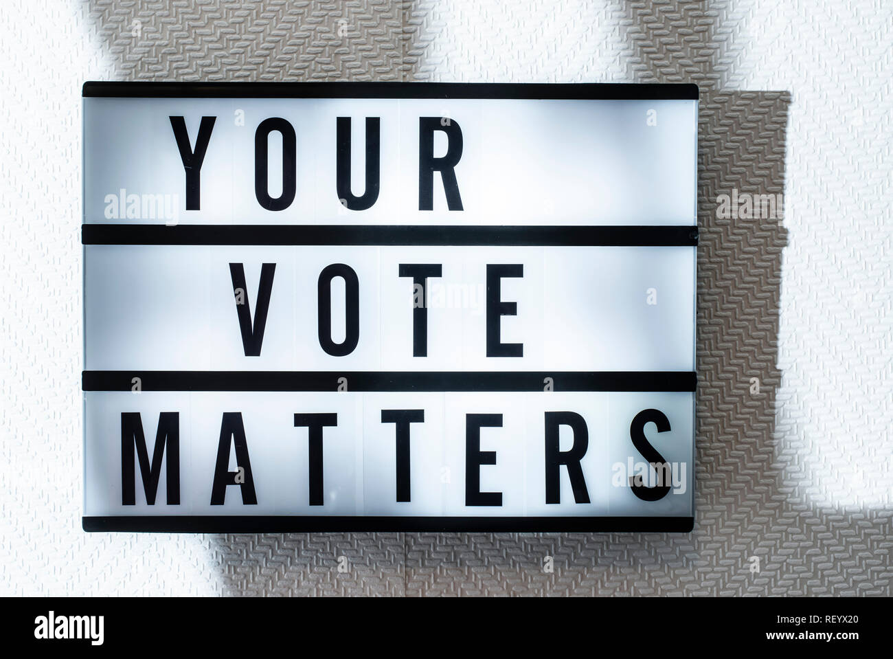 Your vote matters hi-res stock photography and images - Alamy