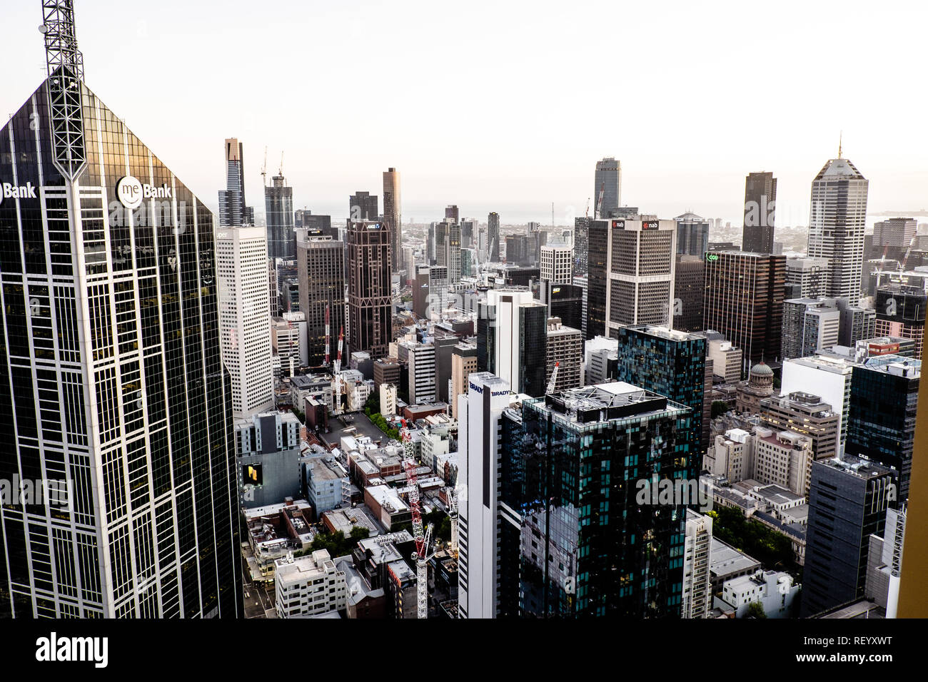 Birds eye view skyscraper water High Resolution Stock Photography and ...
