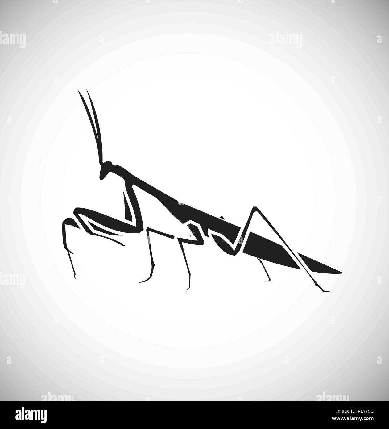 Mantis Insect icon on white background for graphic and web design ...