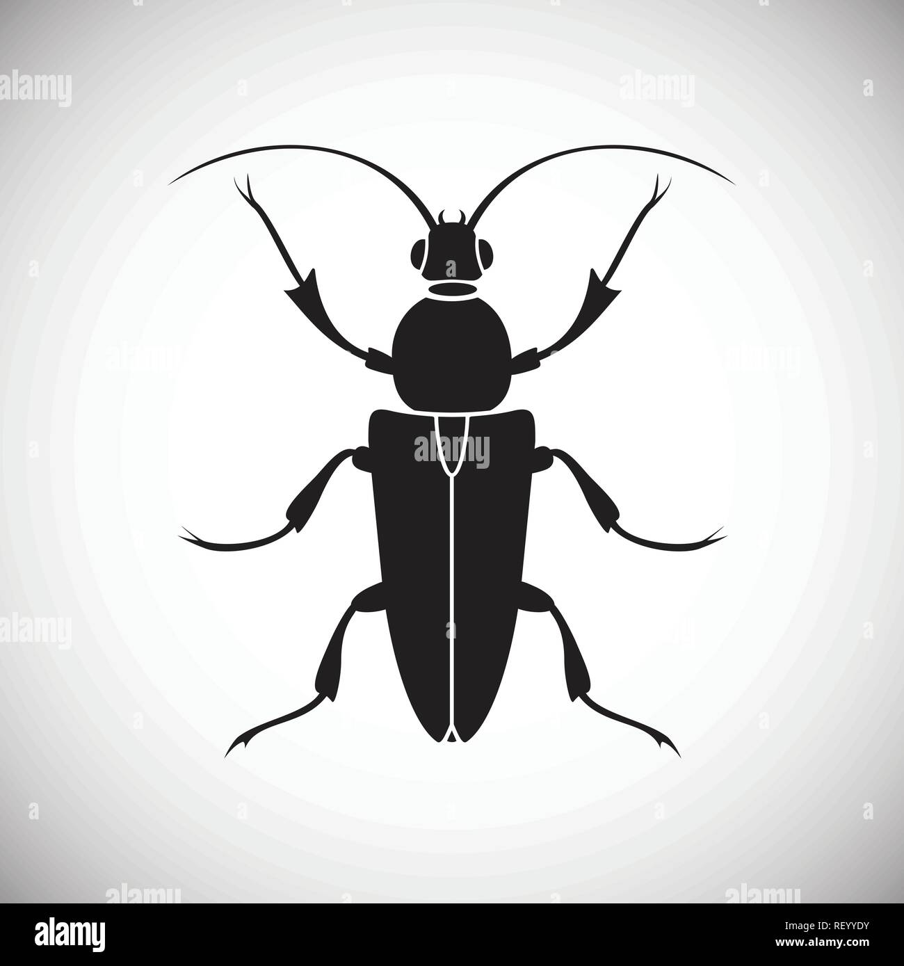 Bug Insect icon on white background for graphic and web design, Modern ...
