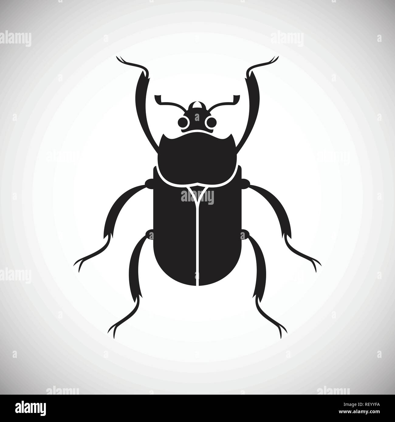 Bug Insect icon on white background for graphic and web design, Modern ...