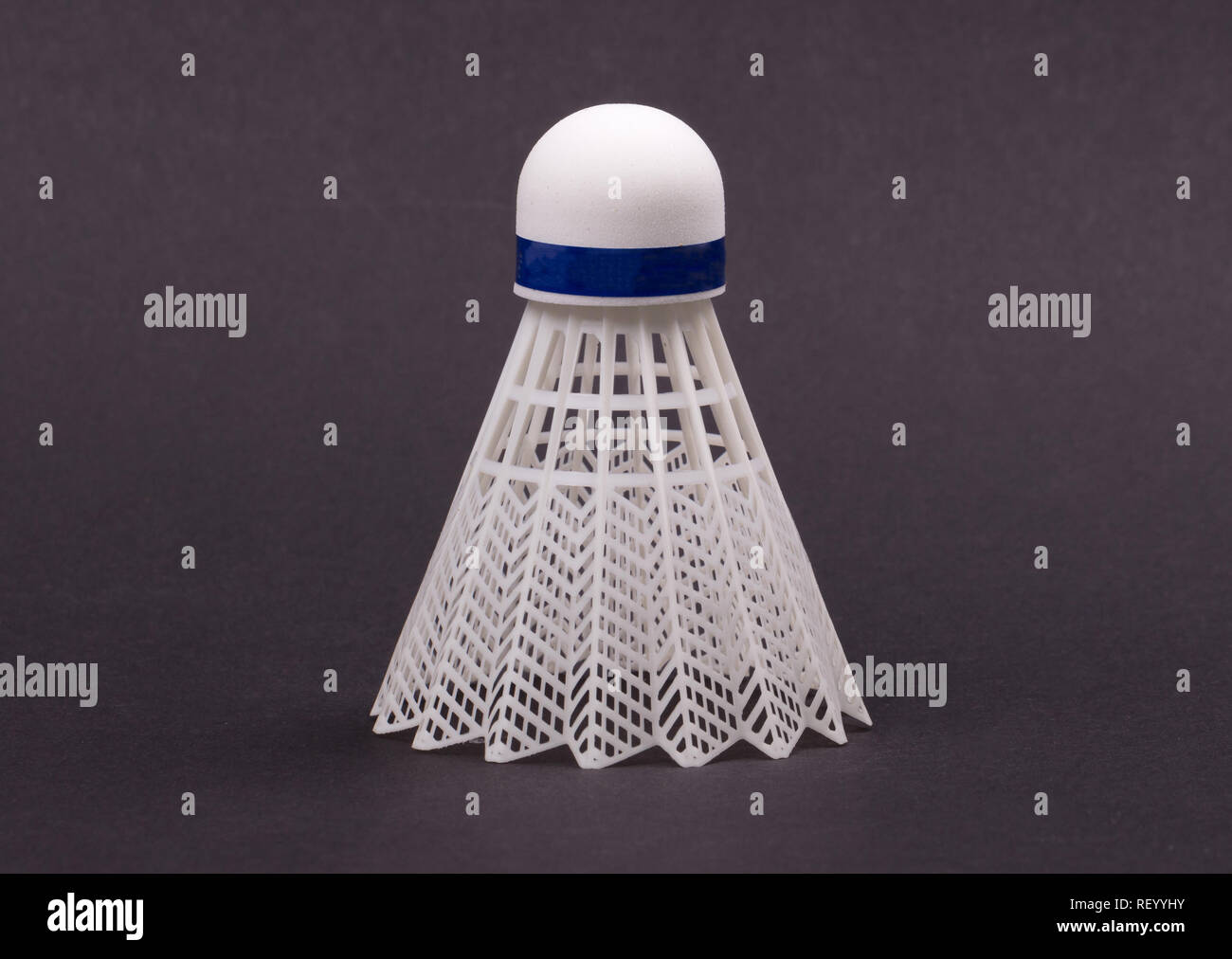 Close-up of shuttle badminton, isolated on black background Stock Photo ...