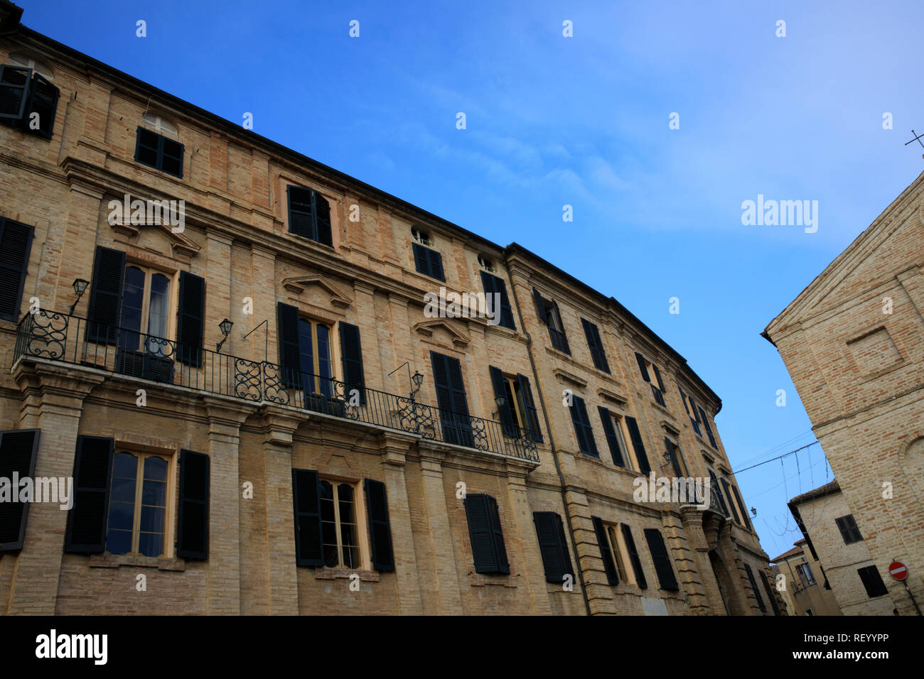 The home and birthplace of Count Giacomo Leopardi, Italian poet ...