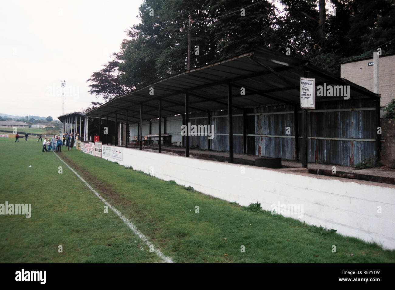 General view of Netherfield FC Football Ground, Parkside Road, Kendal ...