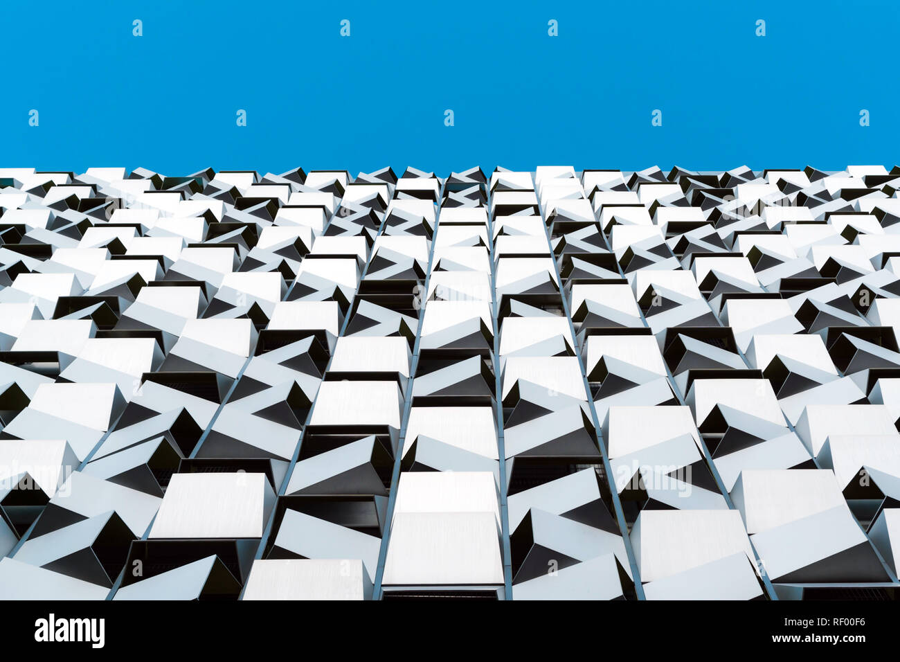 The facade of the multi-storey car park Cheese Grater car park in ...