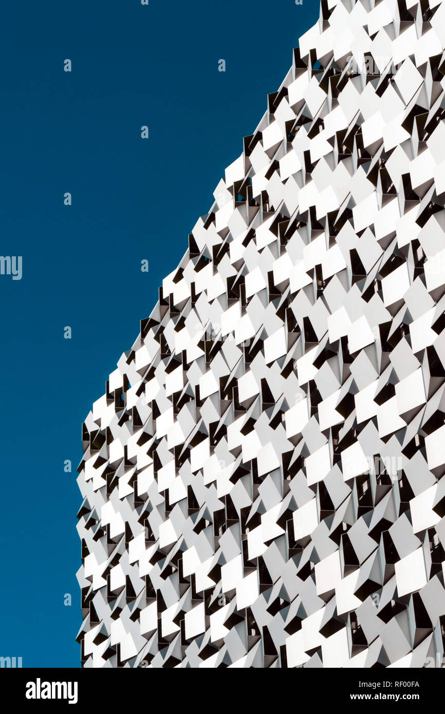 The facade of the multi-storey car park Cheese Grater car park in ...