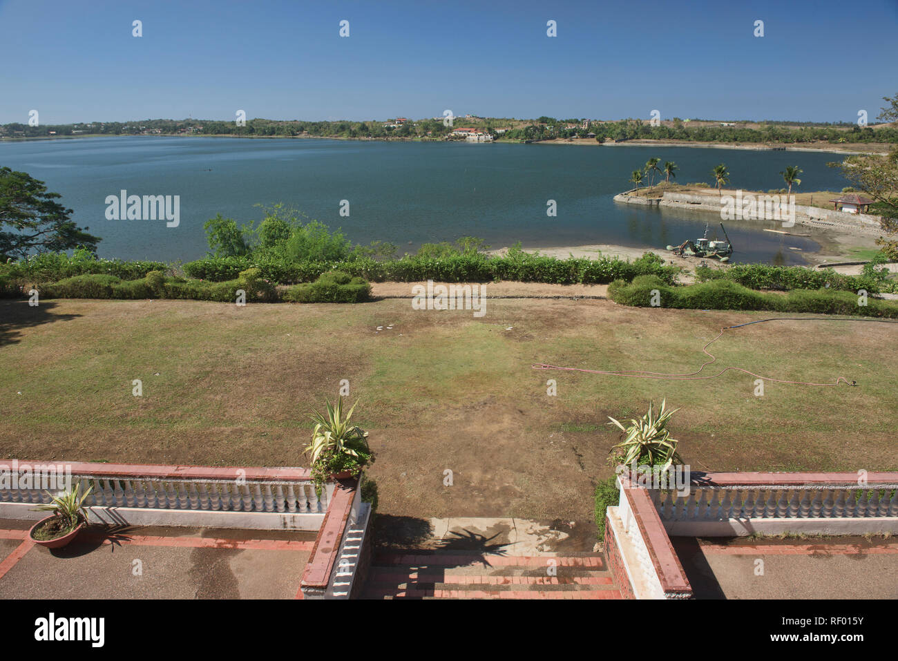 View of Paoay Lake from Malacañang of the North Palace, Ferdinand ...