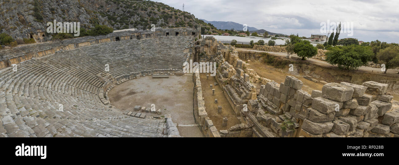 Myra, Turkey - an ancient Greek town in Lycia, Myra displays a ...