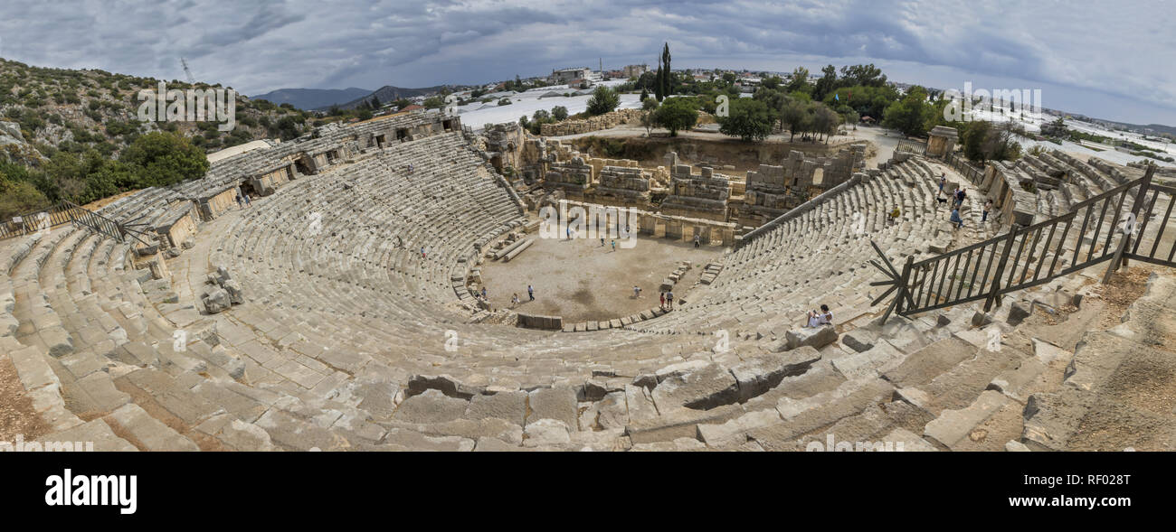 Myra, Turkey - an ancient Greek town in Lycia, Myra displays a ...