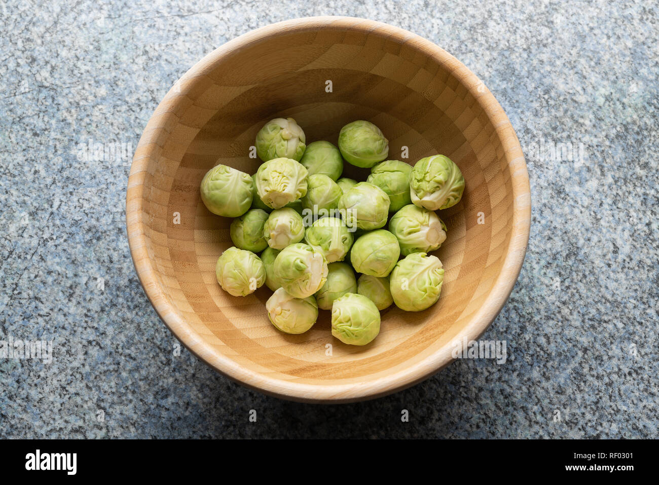 Food, Brussels sprouts, Studio Shot . Peeled Brussels sprouts in a ...