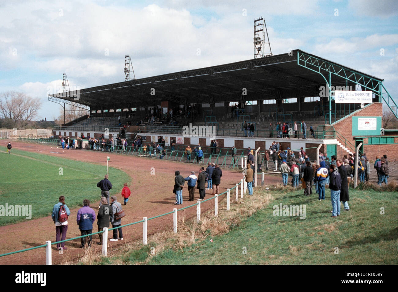 General view of Billingham Synthonia FC Football Ground, The Stadium ...