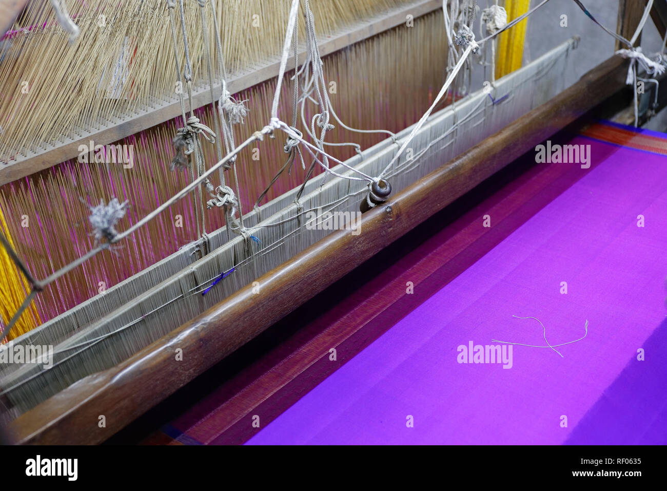 Paithani weaving hi-res stock photography and images - Alamy