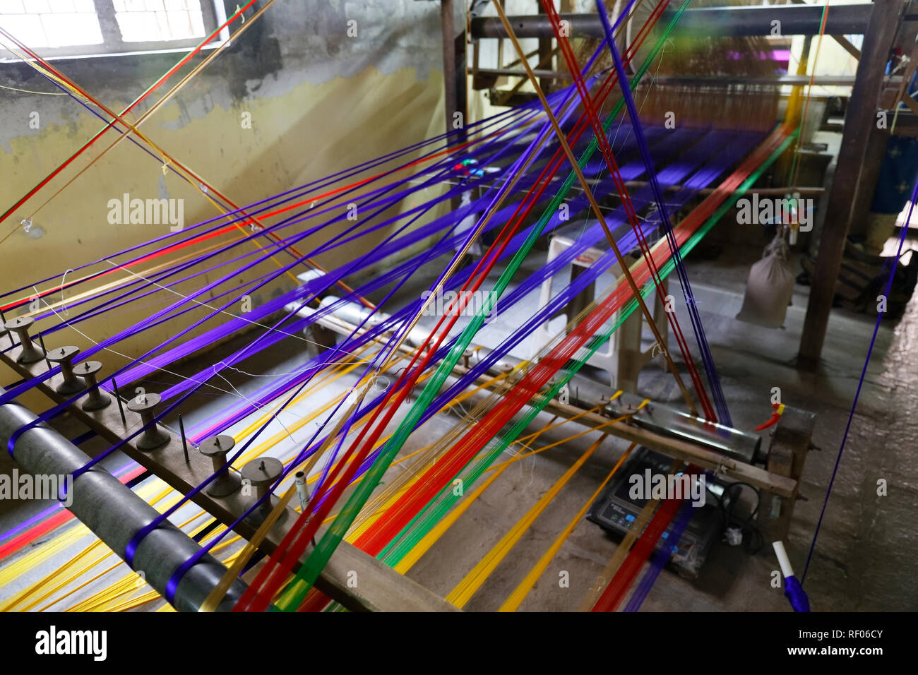 Paithani saree weaving hi-res stock photography and images - Alamy