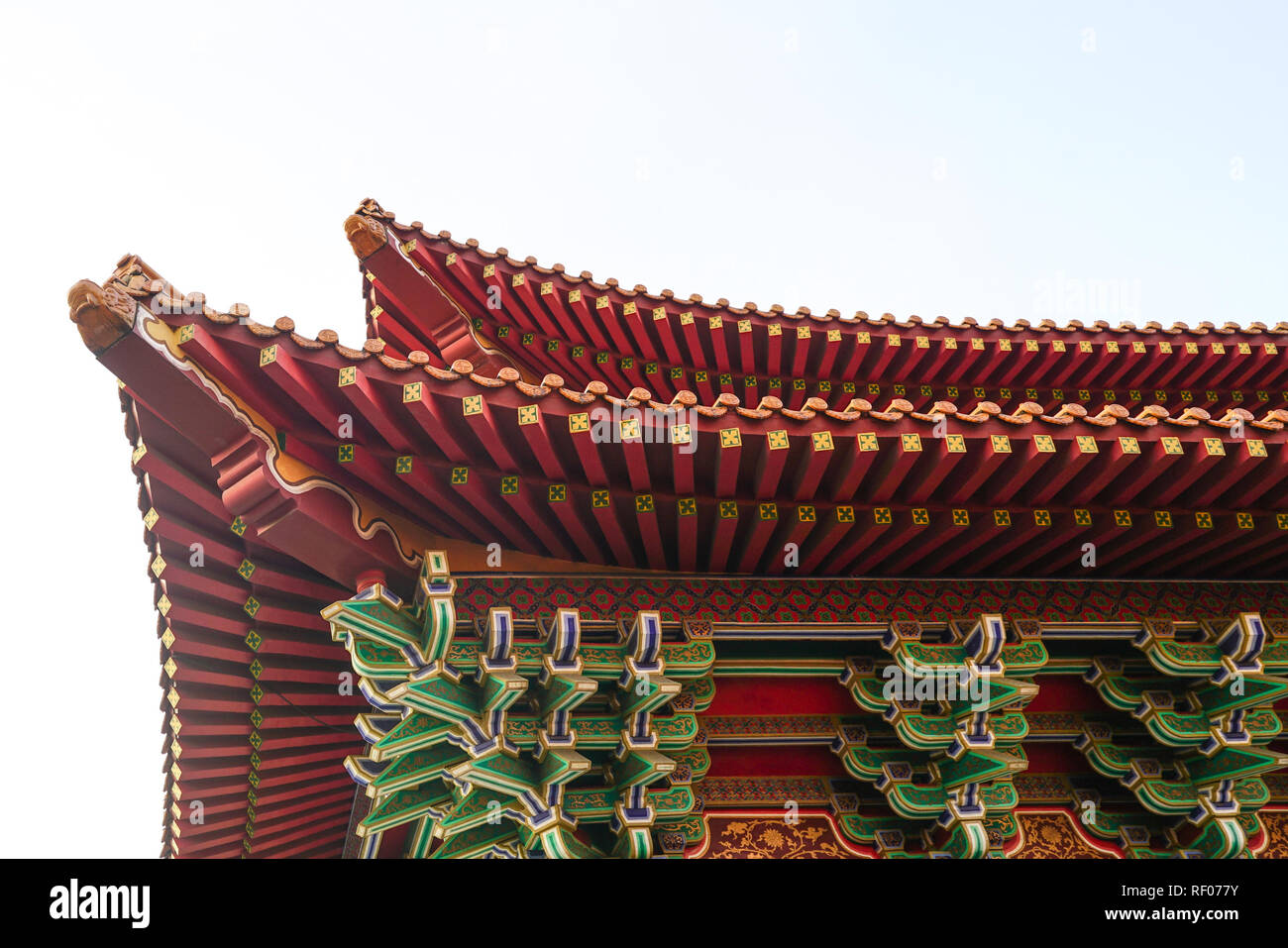 Chinese couple inside cable car Stock Photo - Alamy