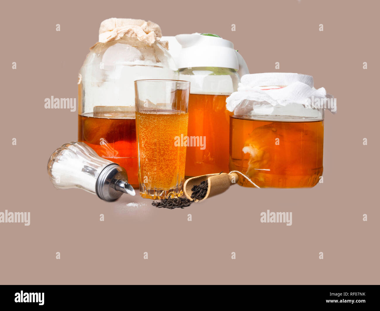 Popular health drink kombucha hi-res stock photography and images - Alamy
