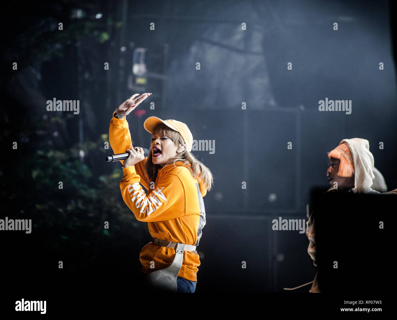 Rihanna, the American-Barbadian pop and R&B singer and songwriter ...