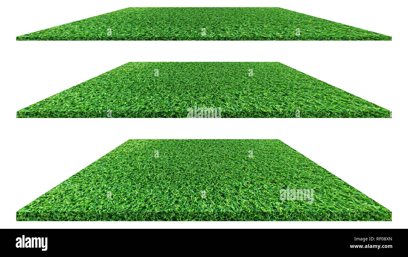 Grass texture isolated on white background for golf course, soccer ...