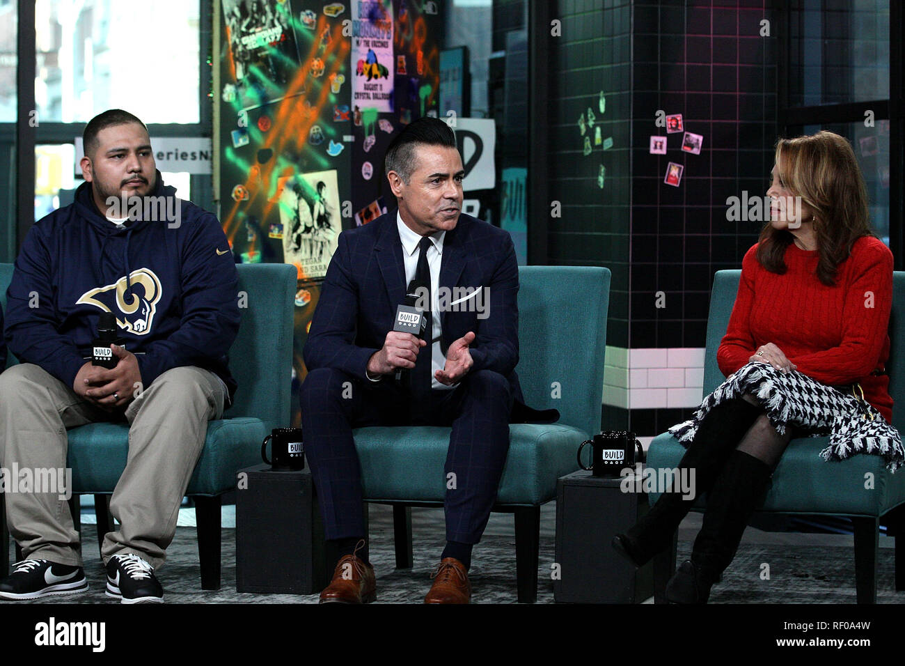 New York, USA. 11 Dec, 2018. Abrahan Cano Talavera, Greg Scott, Marlo ...