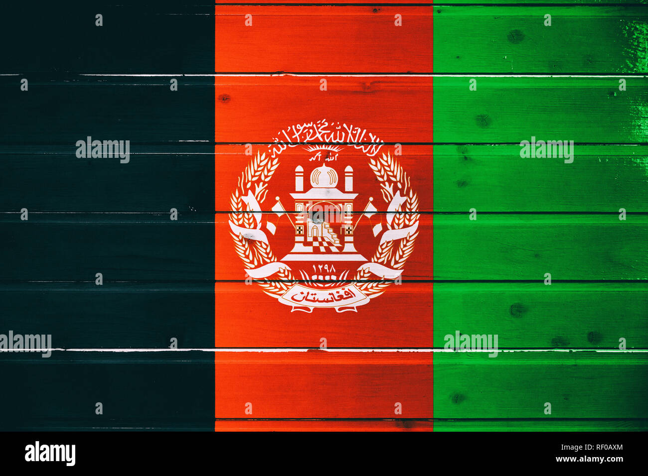 Afghanistan flag wallpaper hi-res stock photography and images - Alamy